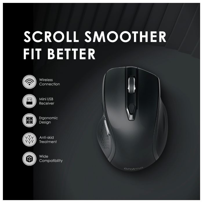 oraimo SmartMouse P Anti-skid Ergonomic Design Wide Compatibility ...