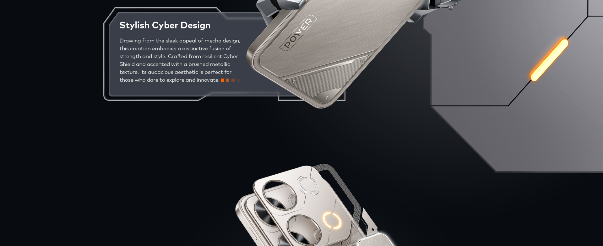 Itel P65-4GB+128GB Free Charging Case New smartphone 128GB Cyber Titanium