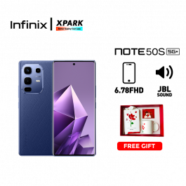 Infinix Note 50s 5G, 8GB RAM+256GB , X6870, 6.78", Dual Sim, 5200Mah, 64MP Main Camera, 13MP ...