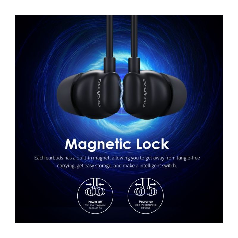 oraimo Necklace 4 Dual EQ Multiple Connection 50-hr playtime Quick ...