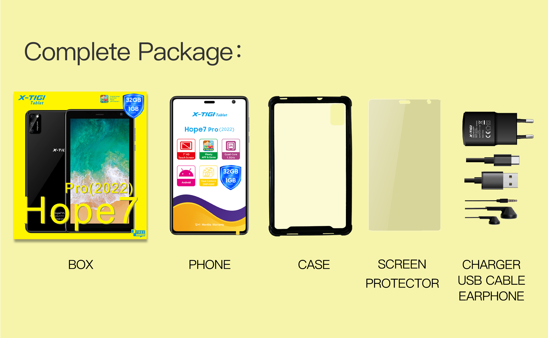 Xtigi Hope 7 Pro 2gb 32gb Tablet - Xpark Kenya