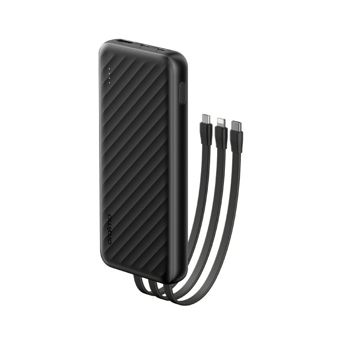 oraimo Slice Link 10000mAh 12W Fast Charge 3 in 1 Portable Power Bank ...
